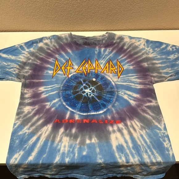 Shirts | Def Leppard Adrenalize Tye Die Band T Shirt | Poshmark
